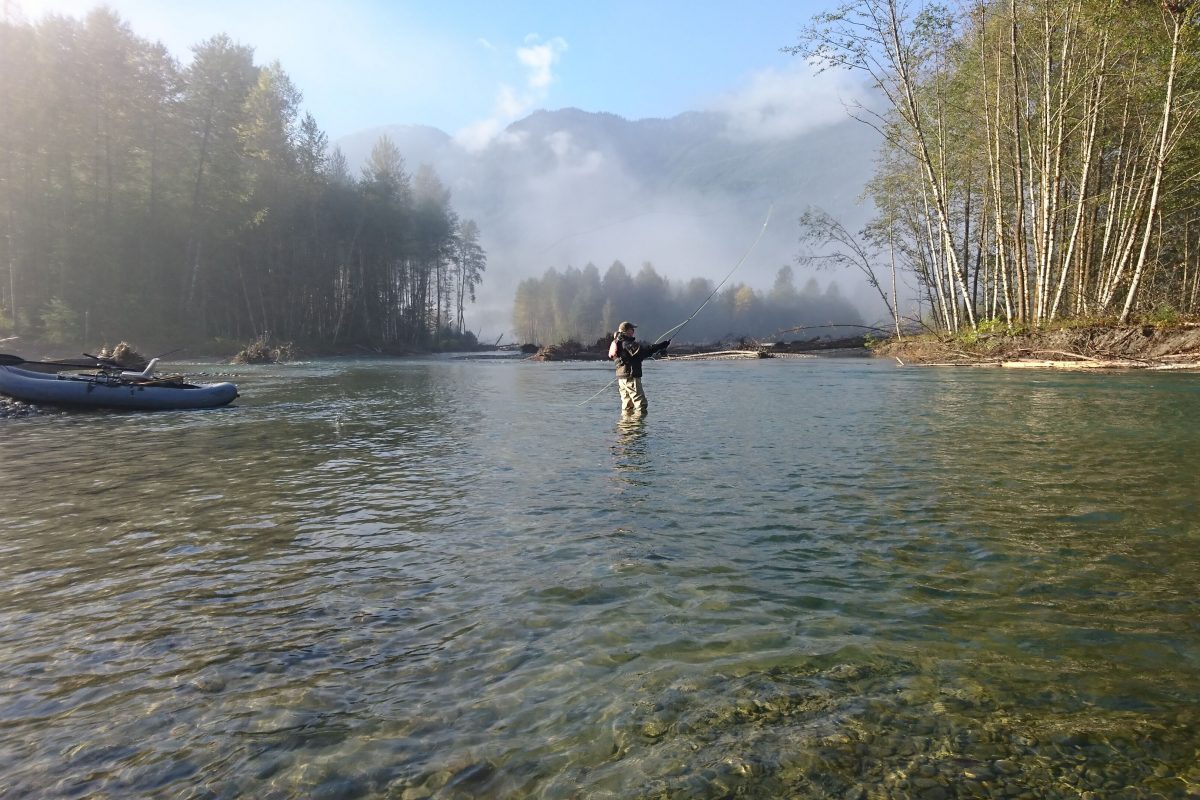 Fly Fishing on the Famous Upper Pitt River – Pitt River Wilderness Lodge